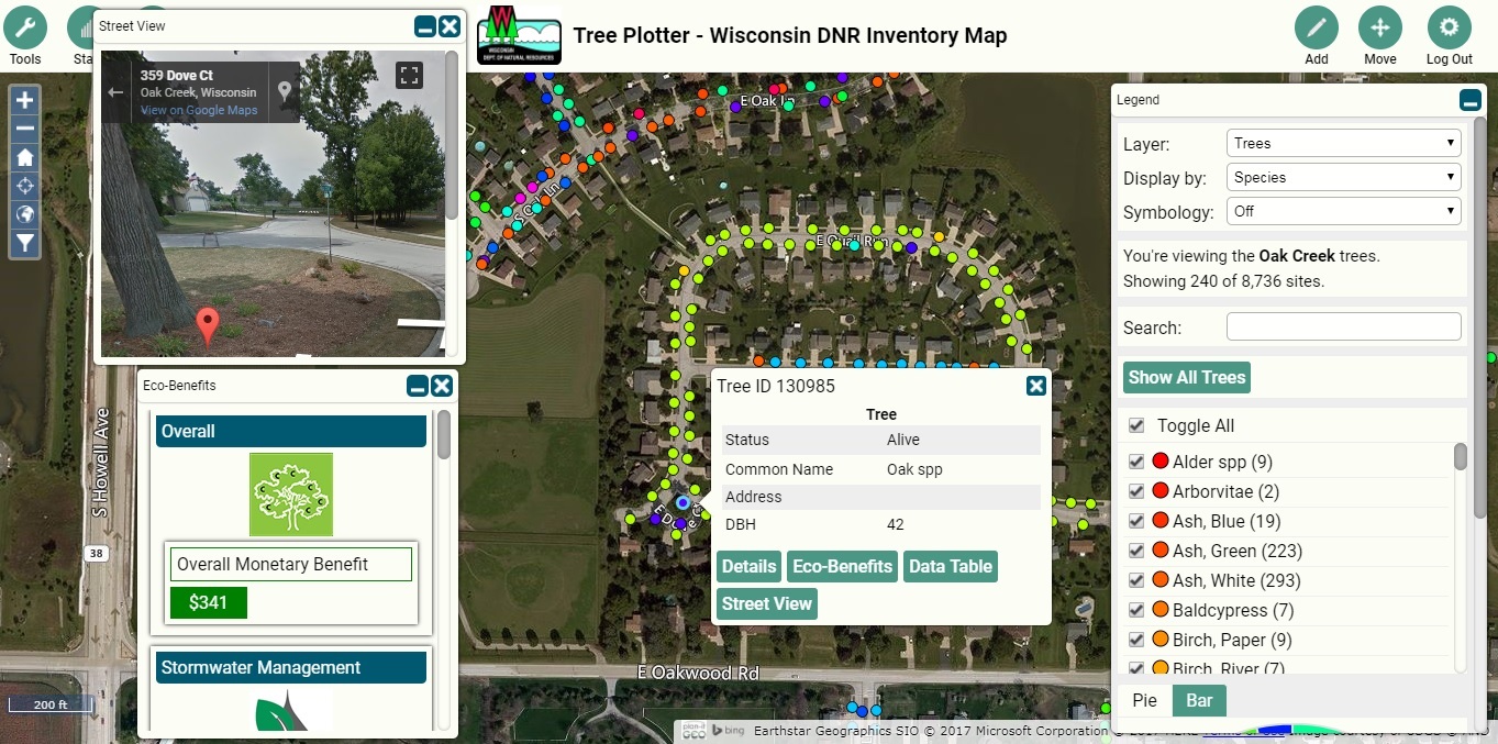 Wisconsin Community Tree Map release