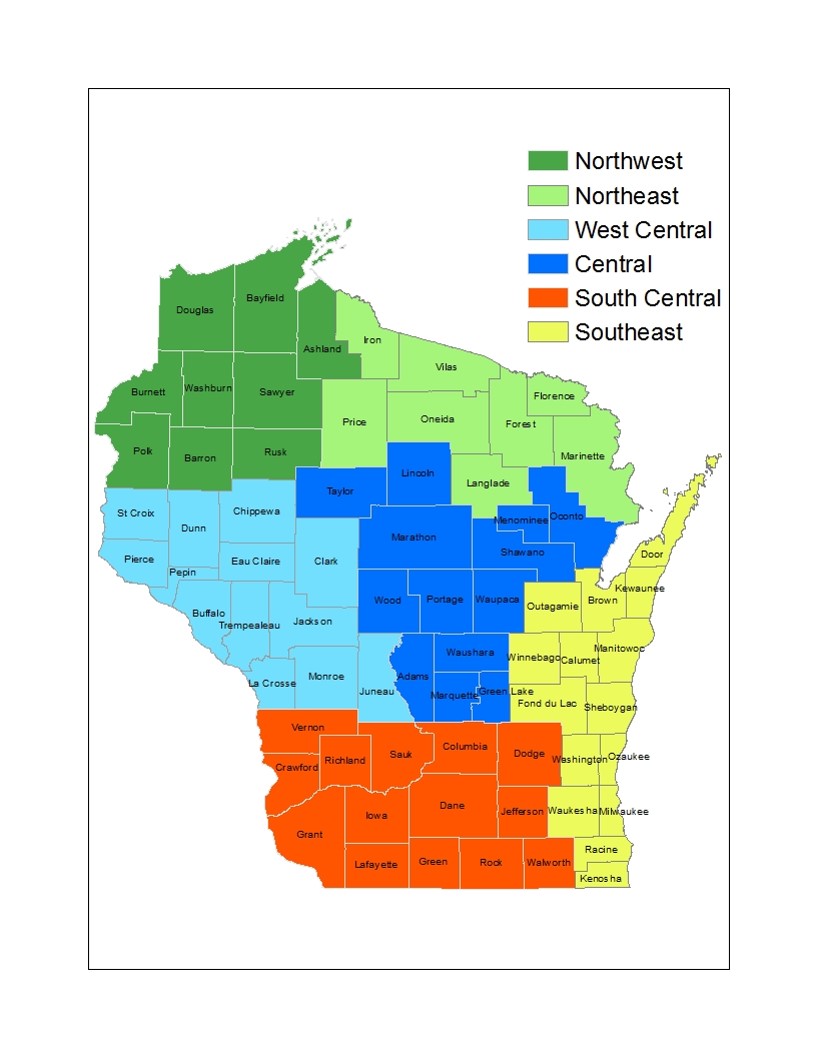 Forest health zones restructured