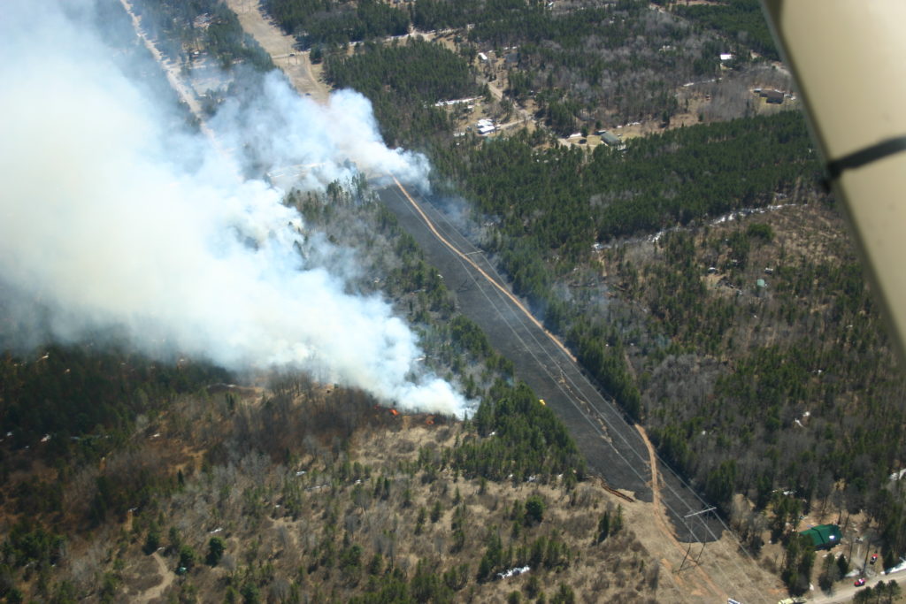 Spring wildfire season continues in Wisconsin