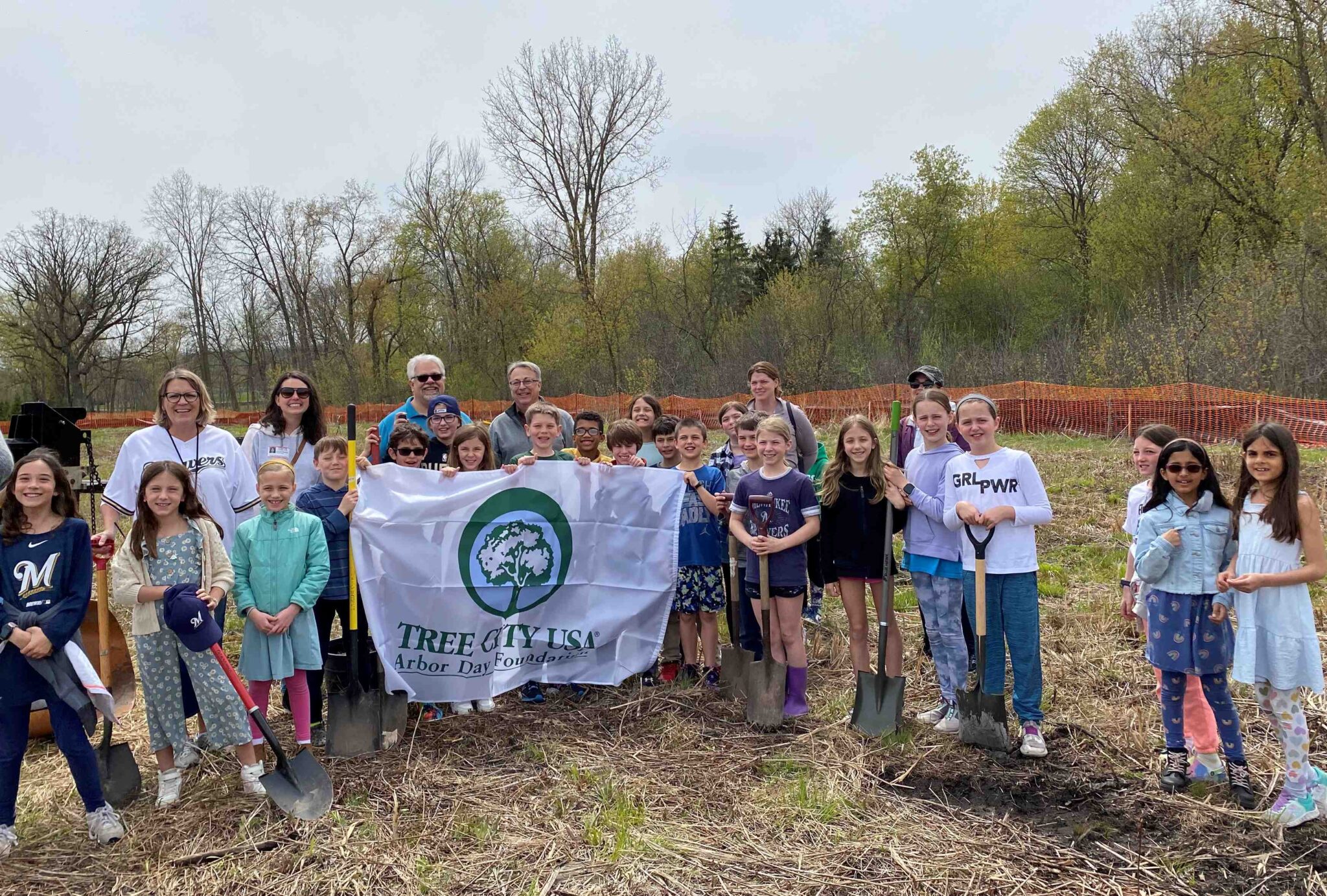 Photo Collage Of Arbor Day Celebrations