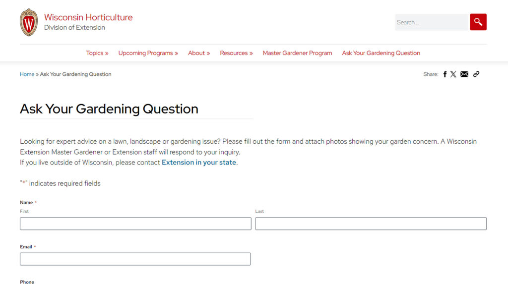 UW–Extension Ready To Handle Questions On Yard Trees