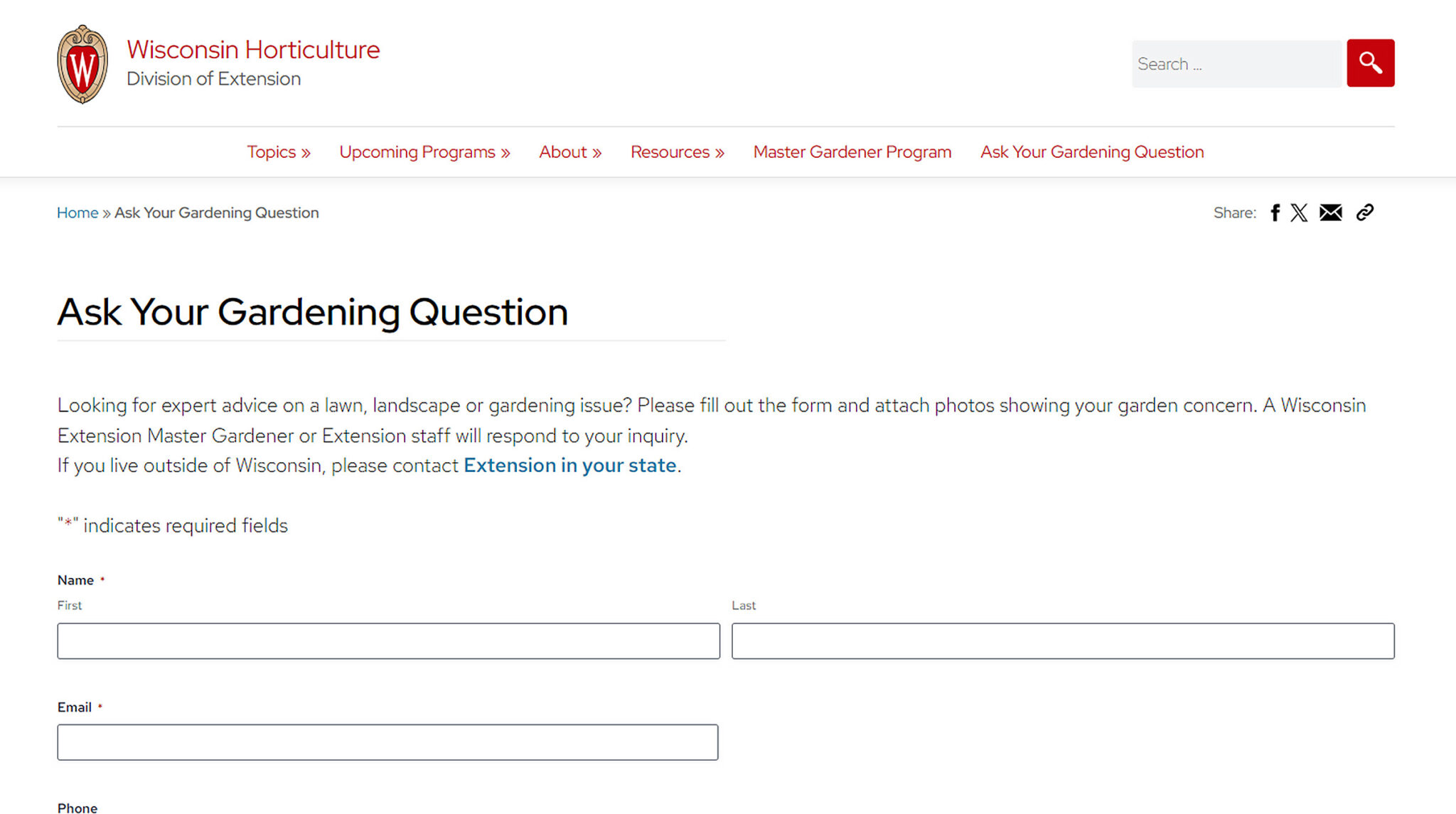 UW–Extension Ready To Handle Questions On Yard Trees