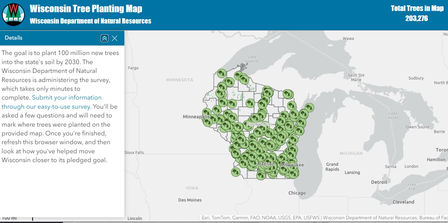 Please Submit Trees Planted This Year!